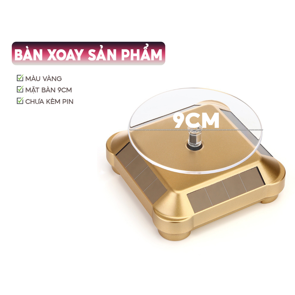 Bàn Xoay Trưng Bày Trang Sức , Sản Phẩm Size 13cm Xoay 360 Độ Chất Liệu ABS Cao Cấp | Shopee ...