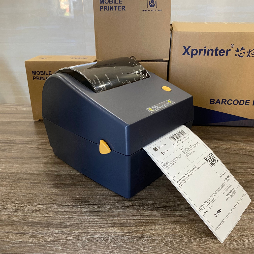 Máy in nhiệt Xprinter Xp-480B, máy in đơn hàng a6, in tem mã vạch có ...