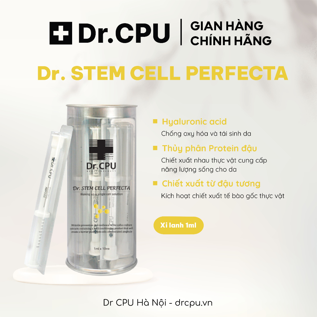 Tế bào gốc dạng xi lanh Dr Stem Cell DrCpu | Shopee Việt Nam