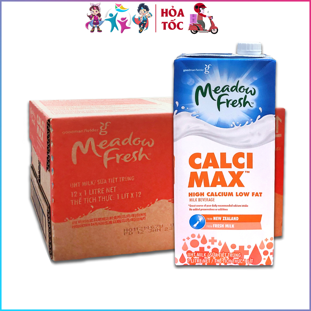 [ Hỏa Tốc - HCM ] Thùng Sữa Meadow Fresh Canxi 1L - Sữa Tươi Tiệt Trùng ...