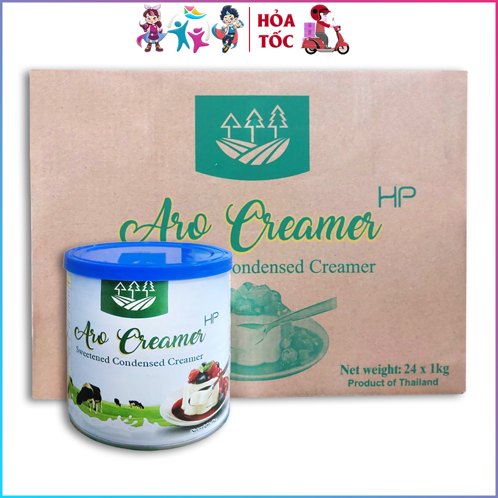 [ Hỏa Tốc - HCM ] Thùng 24 Lon Sữa Đặc Aro Cream - Sữa Đặc Có Đường ...