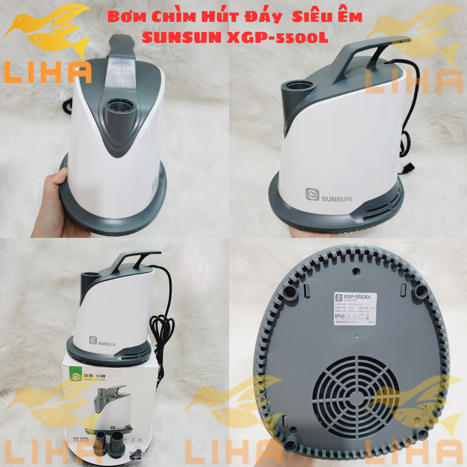 Máy Bơm Hút Đáy Bể Cá XGP-4500L XGP5000L XGP5500L - Bơm Hút Cặn Cao Cấp Sunsun | Shopee Việt Nam