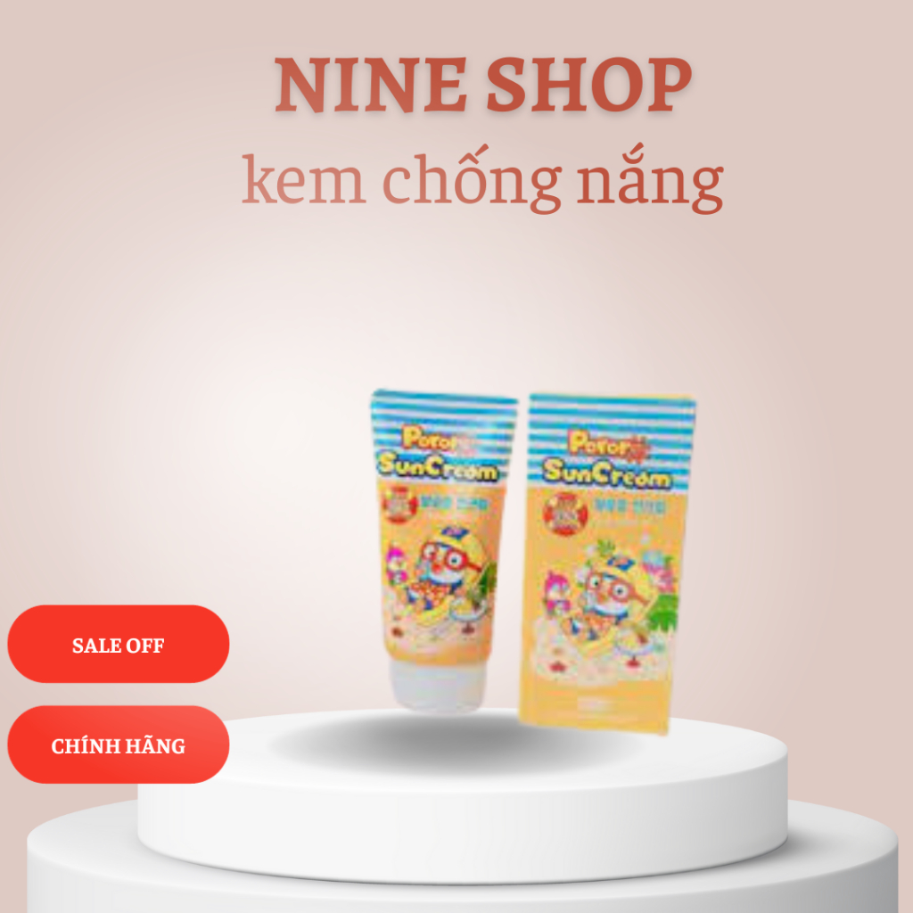 ( Chính Hãng ) Kem Chống Nắng Dành Cho Trẻ Pororo Của Hàn Quốc Dùng Cho Trẻ Sơ Sinh Và Em Bé Đến ...