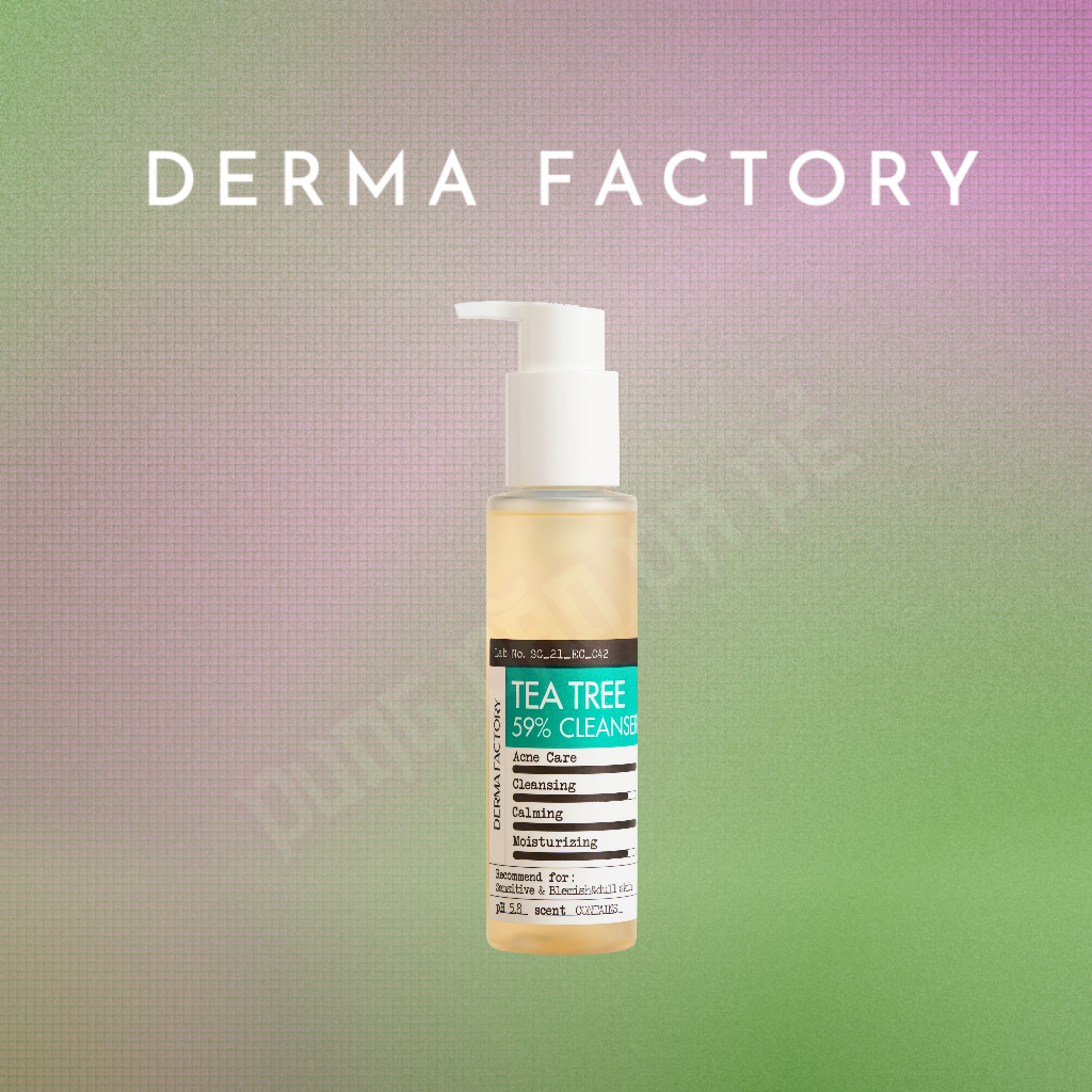 [Derma Factory] Sữa Rửa Mặt Tea Tree 59% Cleanser (BHA) Sạch Sâu, Giảm ...