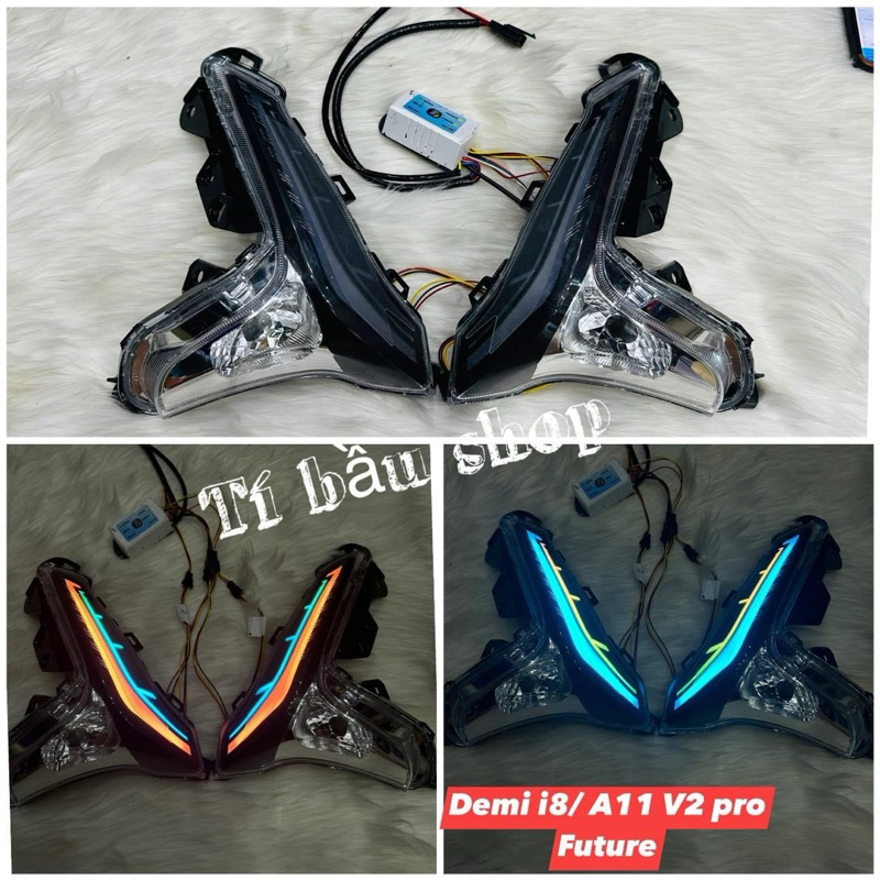 Cụm đèn demi Audi A11/ i8 V2 Pro cho Future led - Wave 125i | Shopee ...