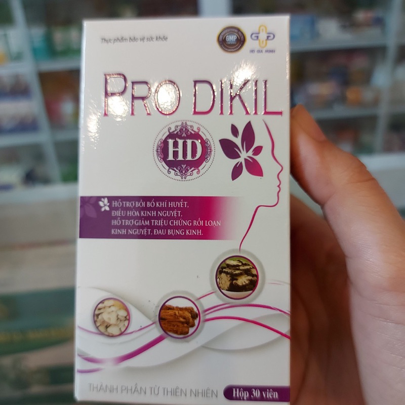 Pro dikil hd (hộp 30 viên),hỗ trợ bồi bổ khí huyết,điều kinh.Giảm triệu ...