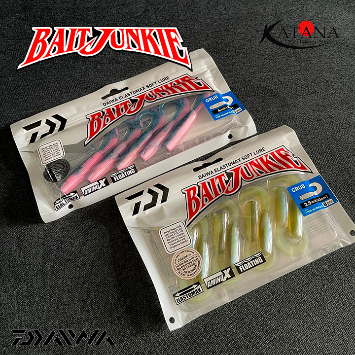Mồi mềm Daiwa Bait Junkie 2.5 - 4 inch GRUB | Shopee Việt Nam