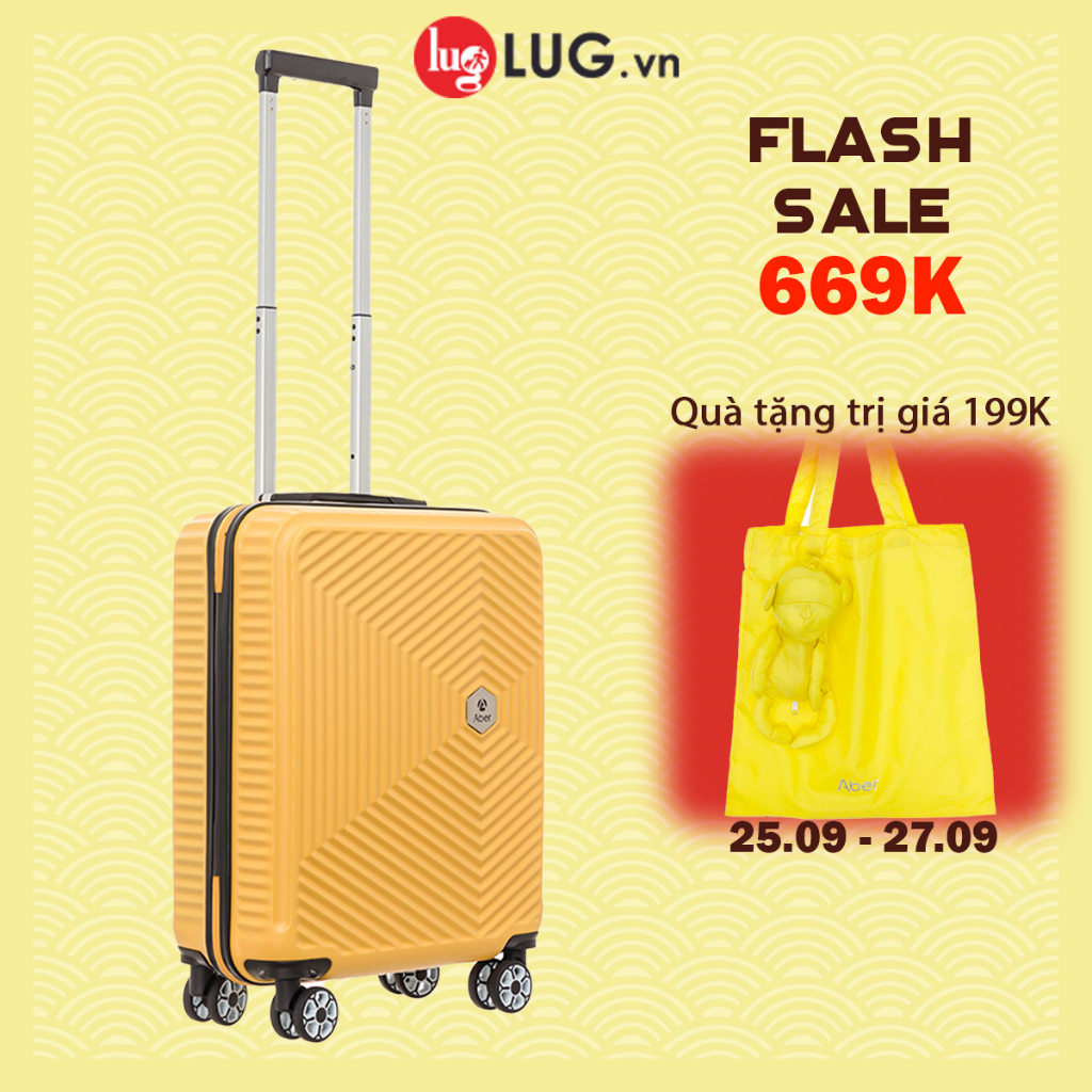 Vali Du Lịch LUG Aber AB1195, Vali Kéo Size 20: Nhựa ABS Hạn Chế Trầy ...