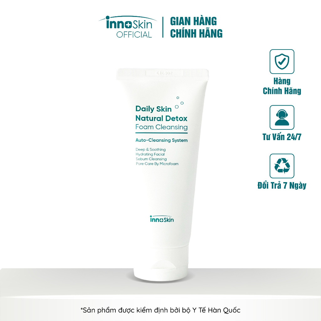 Sữa rửa mặt Innoskin Natural Detox Foam Cleansing Hàn Quốc 150ml | Shopee Việt Nam