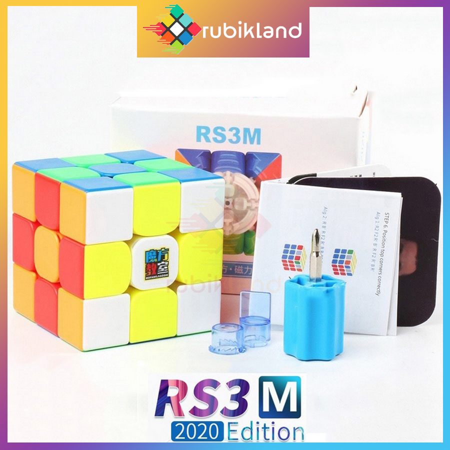 Rubik 3x3 RS3M 2020 MF3RS3 M Có Nam Châm Rubic 3 Tầng Stickerless 3x3x3 ...