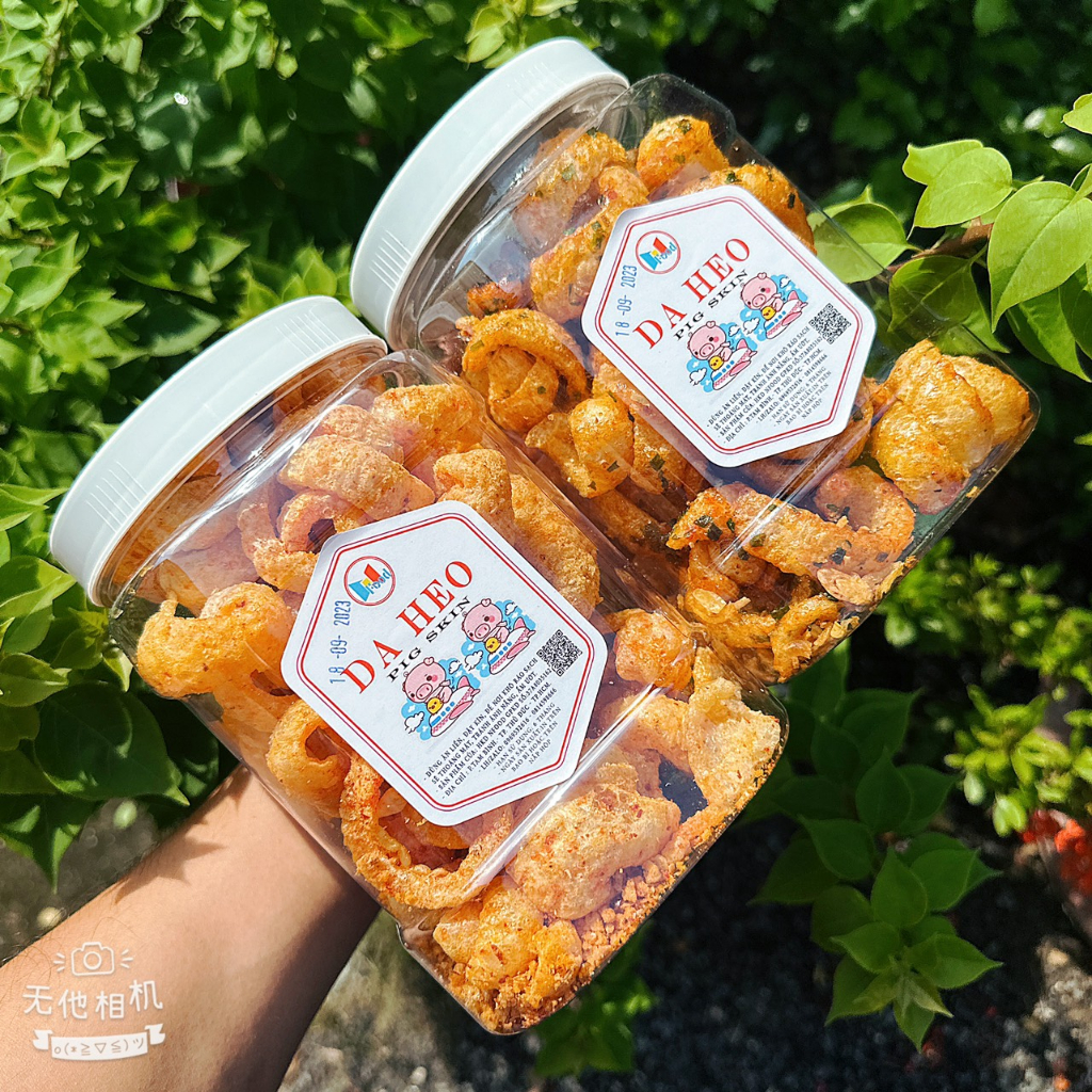 DA HEO CHIÊN GIÒN - DA HEO SỐT MẮM HÀNH LOẠI NGON LON 250.GRAM | Shopee ...