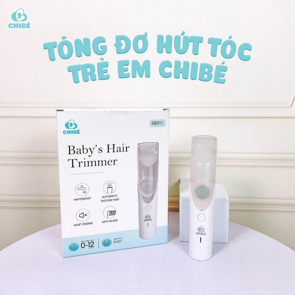 [CHIBE x TGMBS] CB011 TÔNG ĐƠ HÚT TÓC TRẺ EM MÁY CẮT TÓC | Shopee Việt Nam