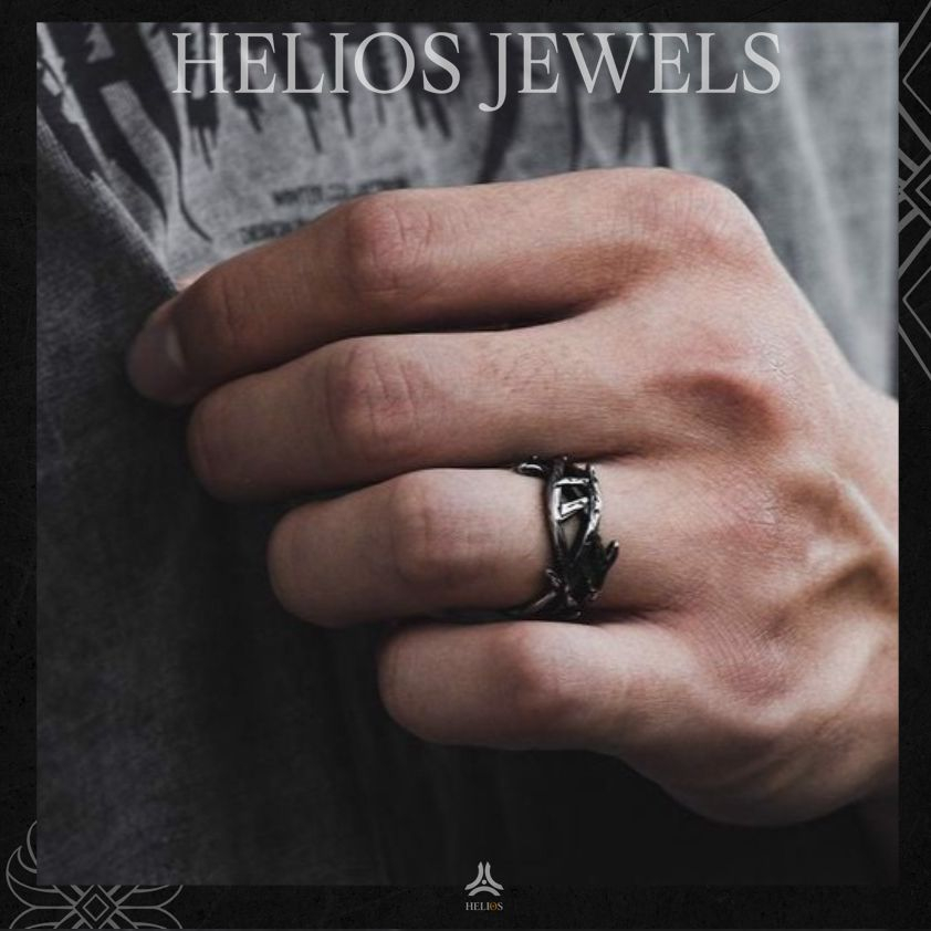 Nhẫn thời trang nam Helios Jewels Groot - Thép không gỉ cao cấp ...