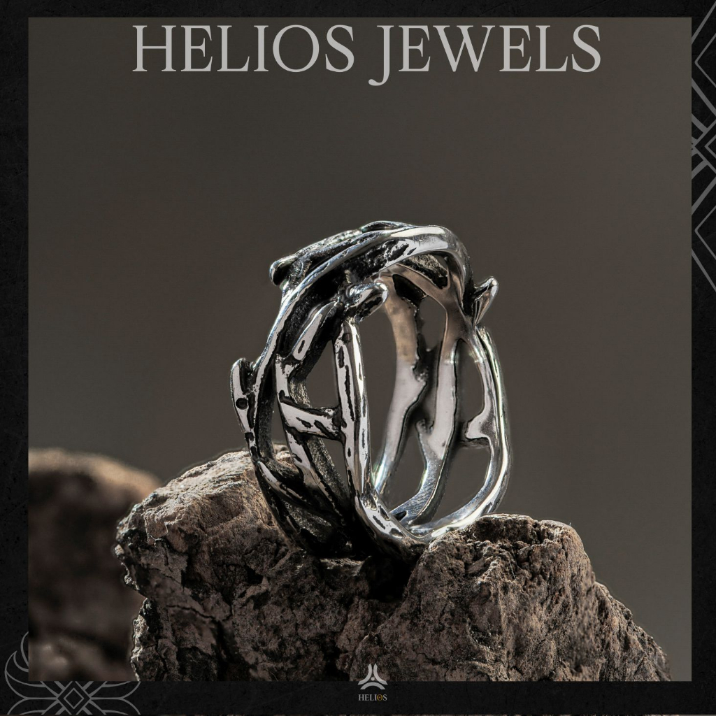 Nhẫn thời trang nam Helios Jewels Groot - Thép không gỉ cao cấp ...