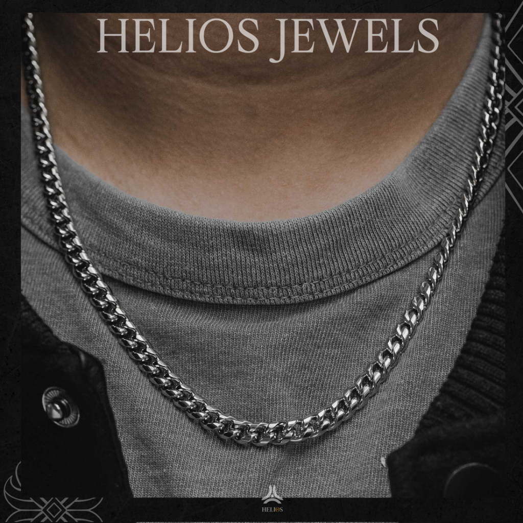 Dây chuyền nam, nữ Helios Cuban Chain V2 - Vòng cổ thời trang unisex ...
