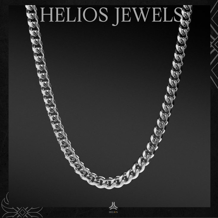 Dây chuyền nam, nữ Helios Cuban Chain V2 - Vòng cổ thời trang unisex phong cách hiphop | Shopee ...