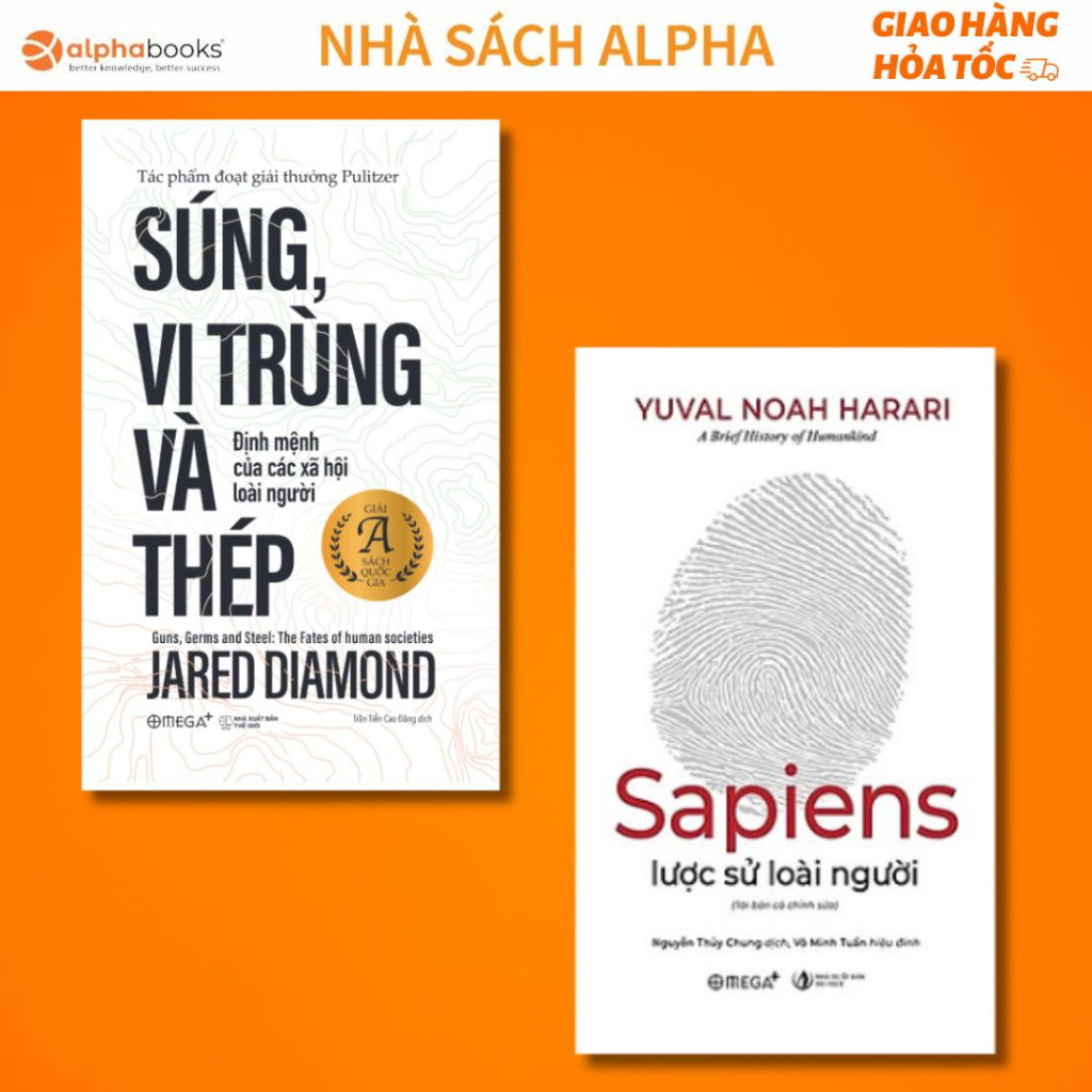 Sách Kinh Điển Về Lịch Sử Thế Giới: Súng, Vi Trùng Và Thép và Sapiens ...