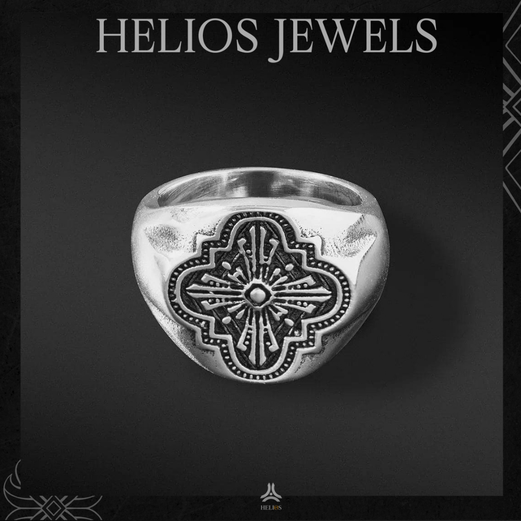 Nhẫn thời trang nam nữ Helios Jewels Symmetry - Thép không gỉ cao cấp ...