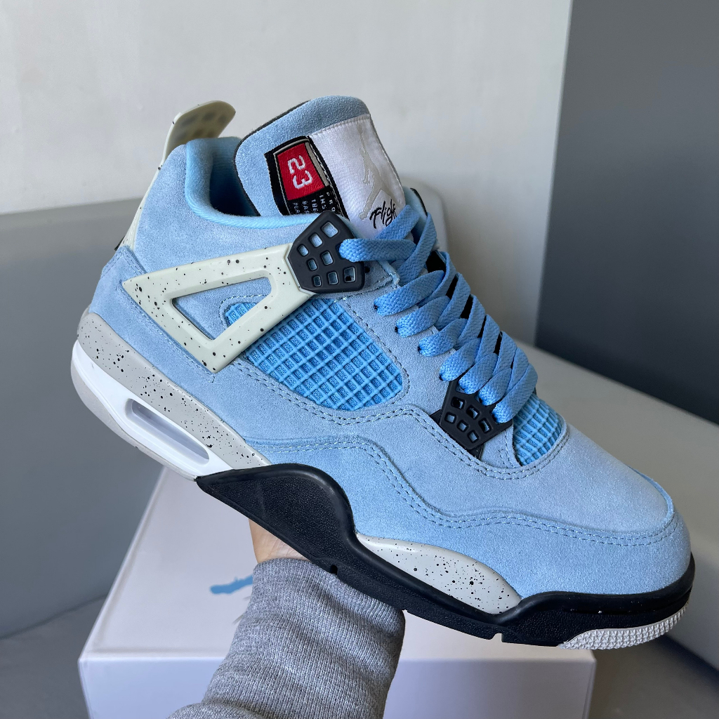 Giày Air Jordan 4 Low University Blue " Da lộn " CT8527-400 - Fullbox ...