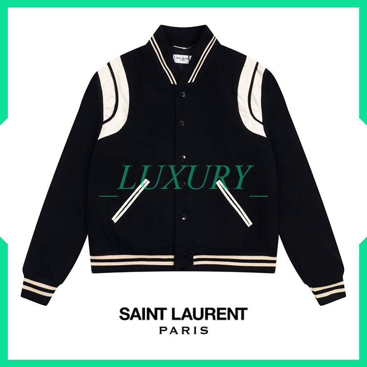 Áo Khoác Bomber Teddy SLP Saint Laurent Bản Cao Cấp Chất Lượng | Shopee ...