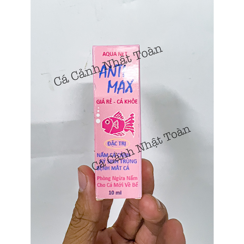 ANTI MAX HỖ TRỢ NẤM TRẮNG, VẤN ĐỀ MẮT CHO CÁ CẢNH AQUANET 10ML | Shopee ...