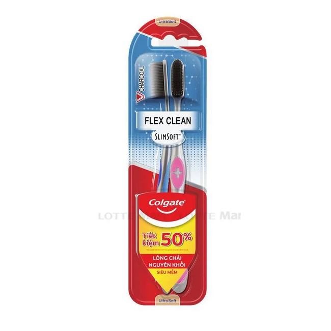 Bàn Chải Đánh Răng Colgate Flex Clean Charcoal Mềm Mảnh Từ Than Tre Bộ ...