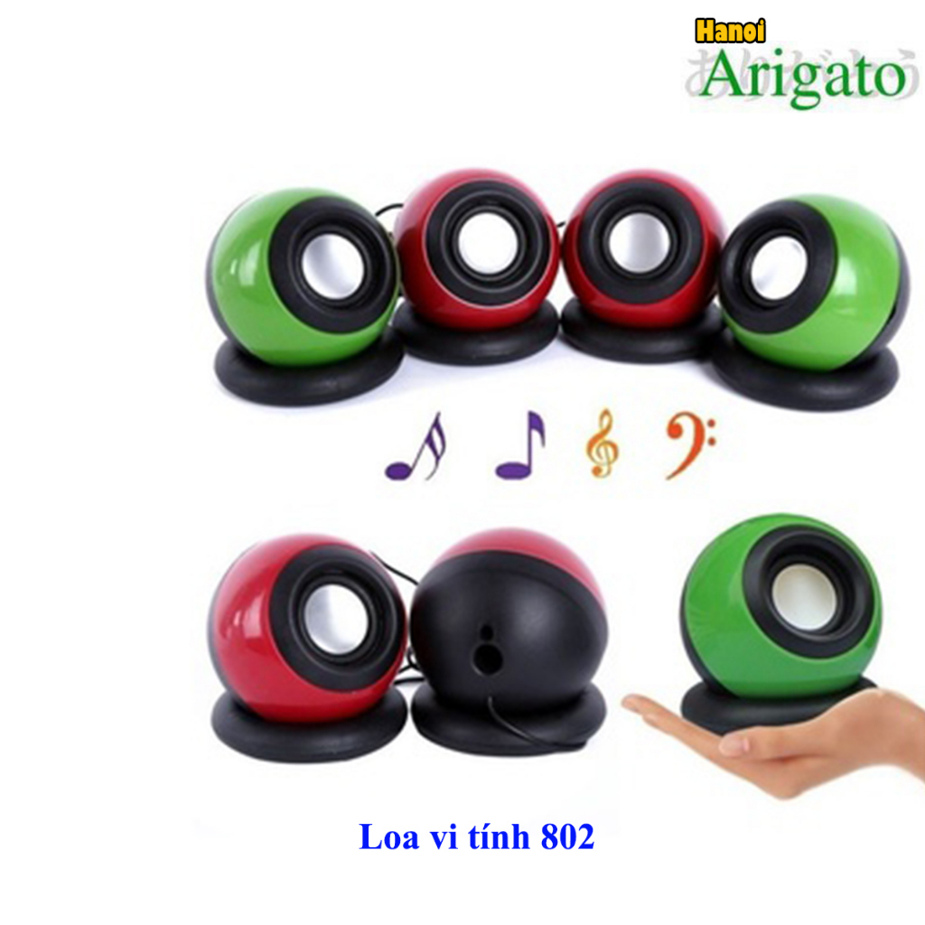 Loa Máy Tính, Loa Vi Tính mini Arigato - 802 Hàng Chính Hãng, Thiết Kế ...