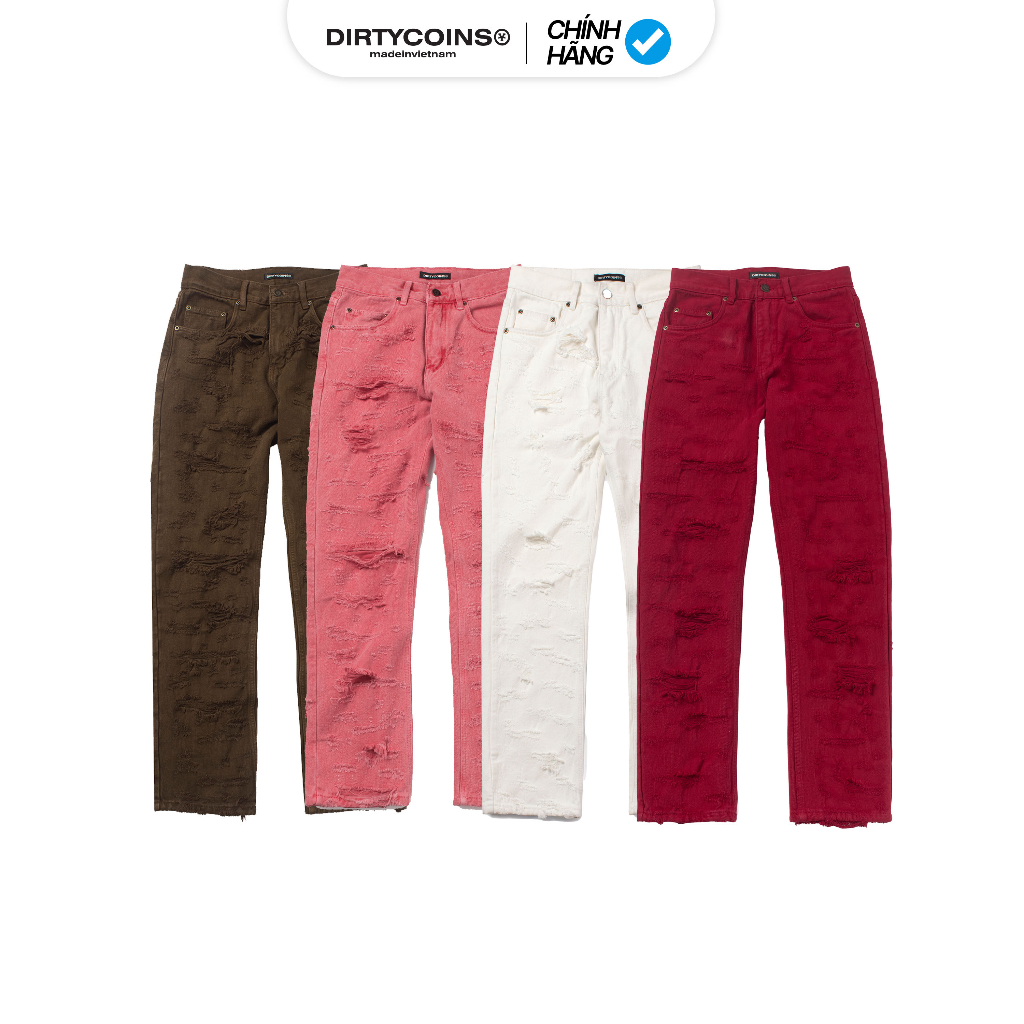 Quần DirtyCoins Over Distressed Jeans | Shopee Việt Nam