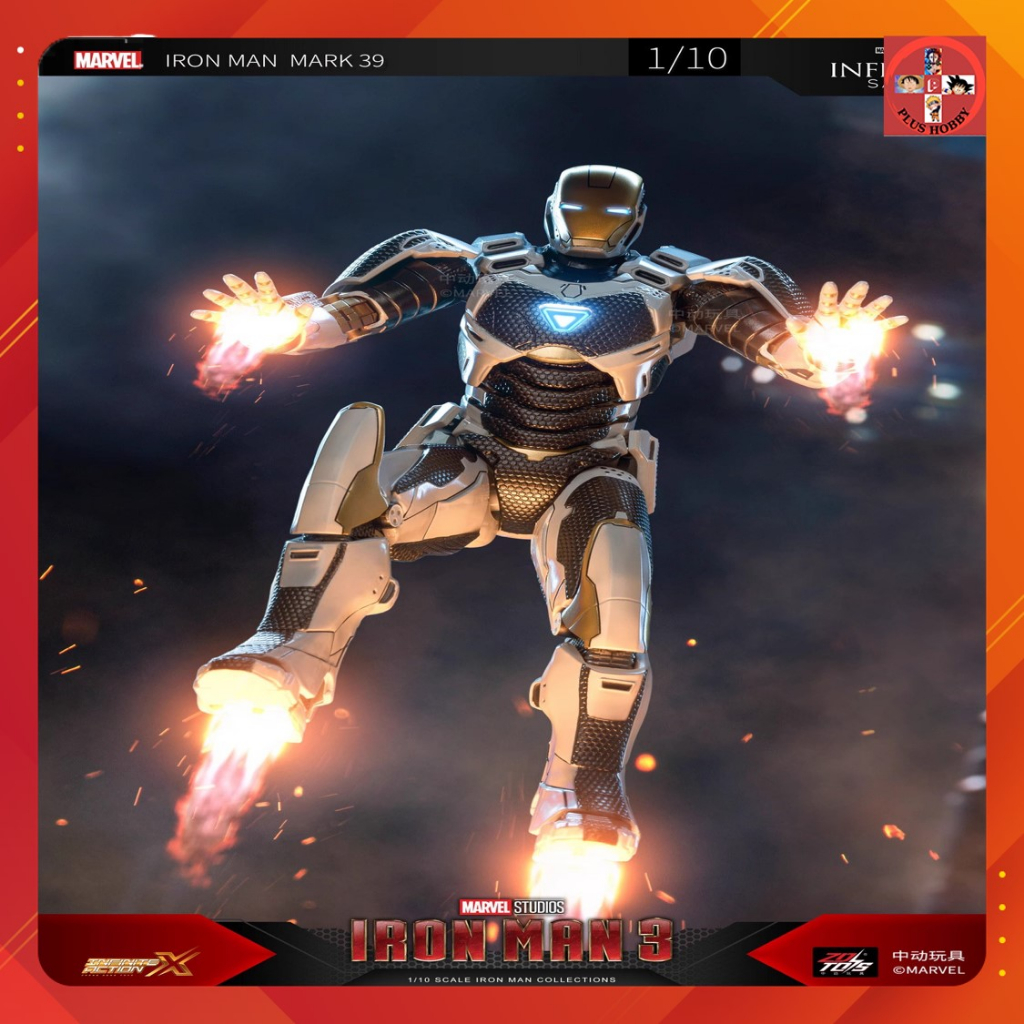 Mô hình Iron Man III MK39 1/10 - ZD Toys Zhongdong Toys | Shopee Việt Nam