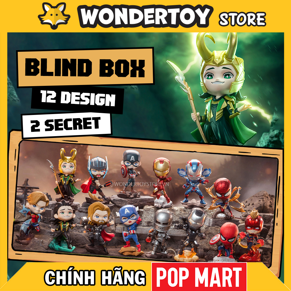 Mô hình Blind Box Marvel Avengers Infinity Saga Series Chibi Iron Man ...