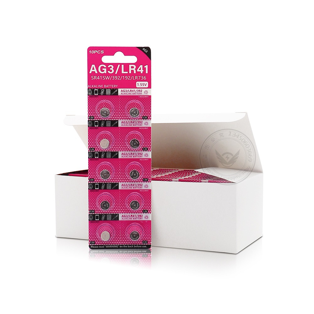 Vỉ 10 viên pin AG3 LR41 1.55V | Shopee Việt Nam