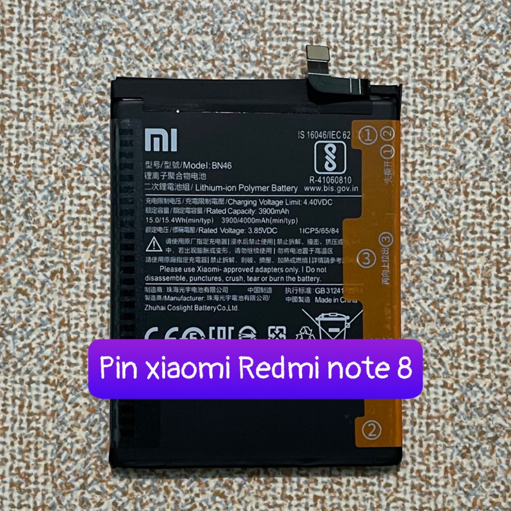 pin zin điện thoại xiaomi Redmi note 8 mã BN46 zin | Shopee Việt Nam