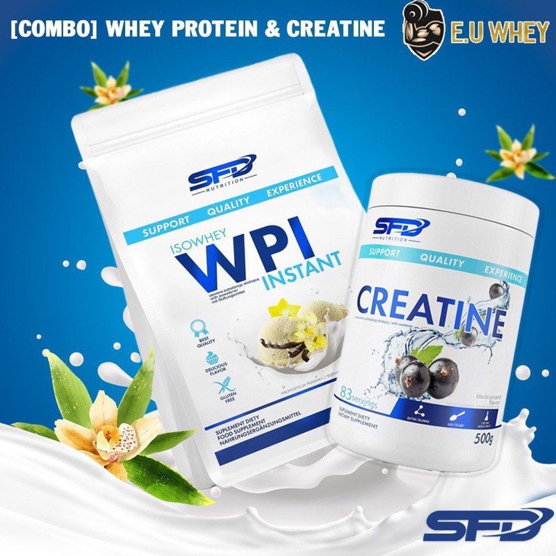 WHEY PROTEIN ISOLATE INSTANT (HẤP THỤ TỨC THÌ) 1.8kg SFD NUTRITION, HỖ ...