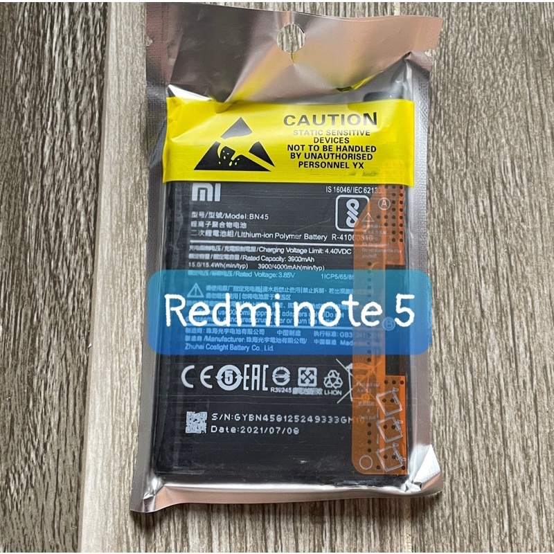 Pin điện thoại Xiaomi redmi Note 5 / Note 5 Pro ,BN45 / BN48 | Shopee ...
