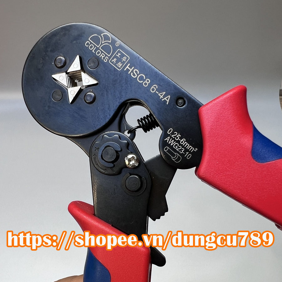 Kìm bấm cos Hsc8 6-4A / 10SA / 6-4B chính hãng Fasen bấm cốt pin rỗng ...