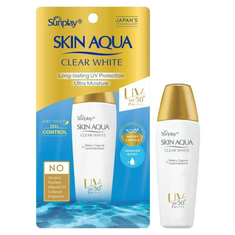Sữa Chống Nắng Dưỡng Da Trắng Mịn Sunplay Skin Aqua Clear White SPF50+/PA++++ 25g | Shopee Việt Nam