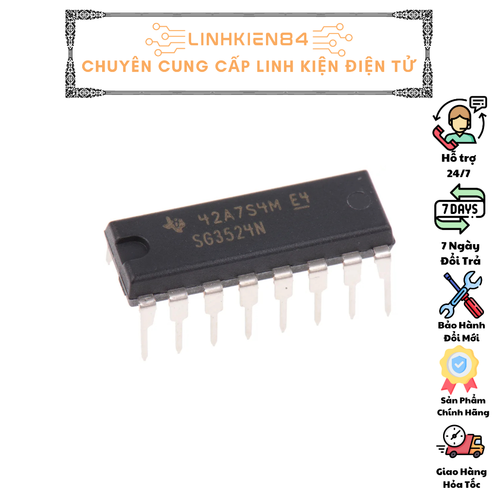 IC Nguồn SG3524N DIP16 REGULATING PWM | Shopee Việt Nam