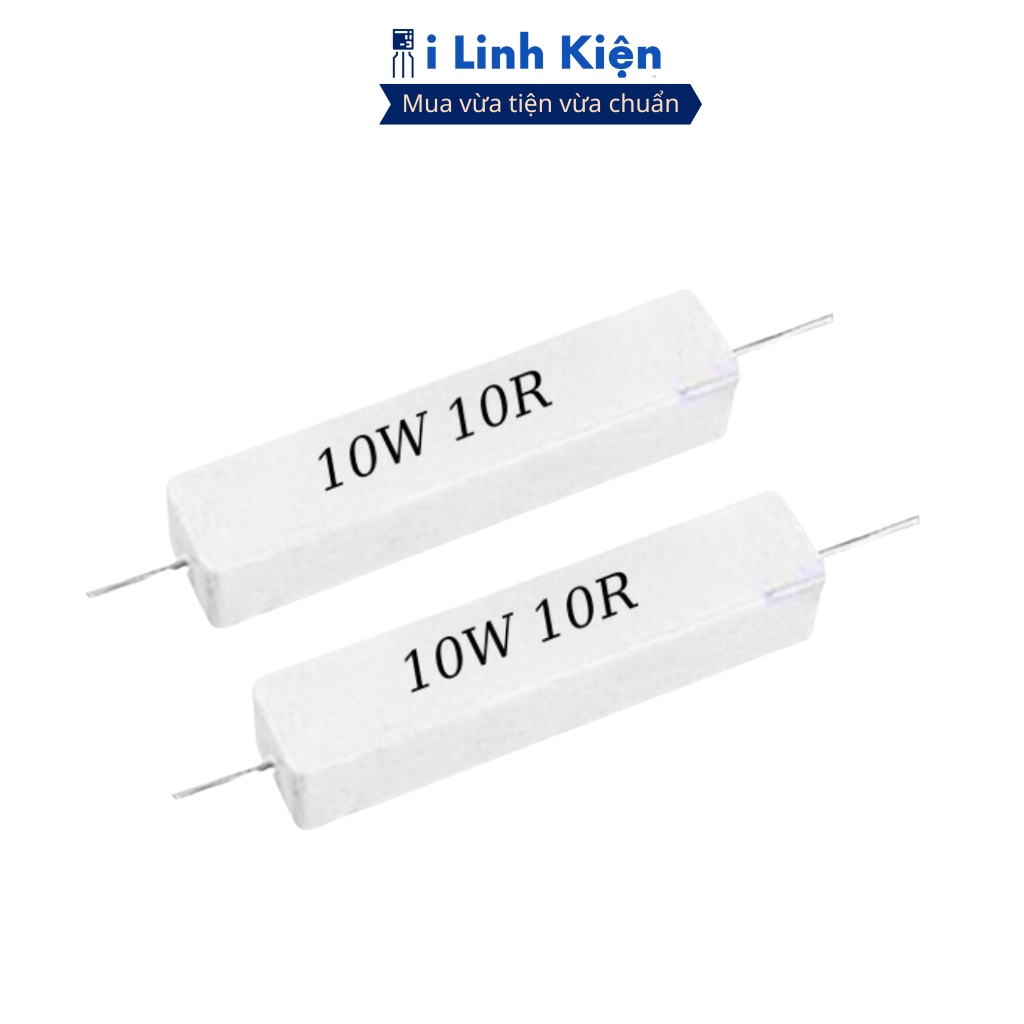 Điện trở sứ 10W 10R 5% chính hãng chất lượng cao ilinhkien. | Shopee Việt Nam