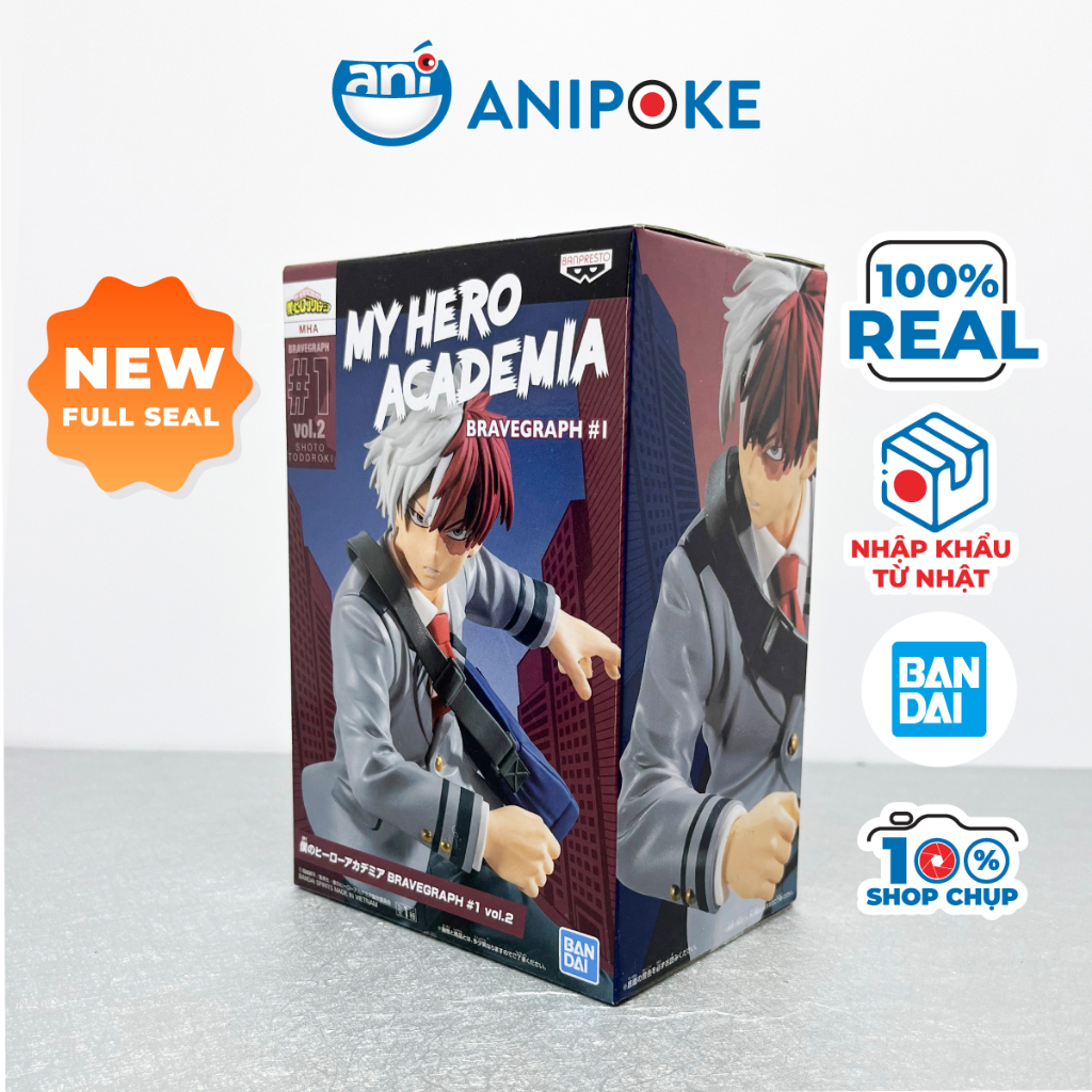 Mô hình Shoto Todoroki School MHA bravegraph #1 vol2 chính hãng Bandai ...