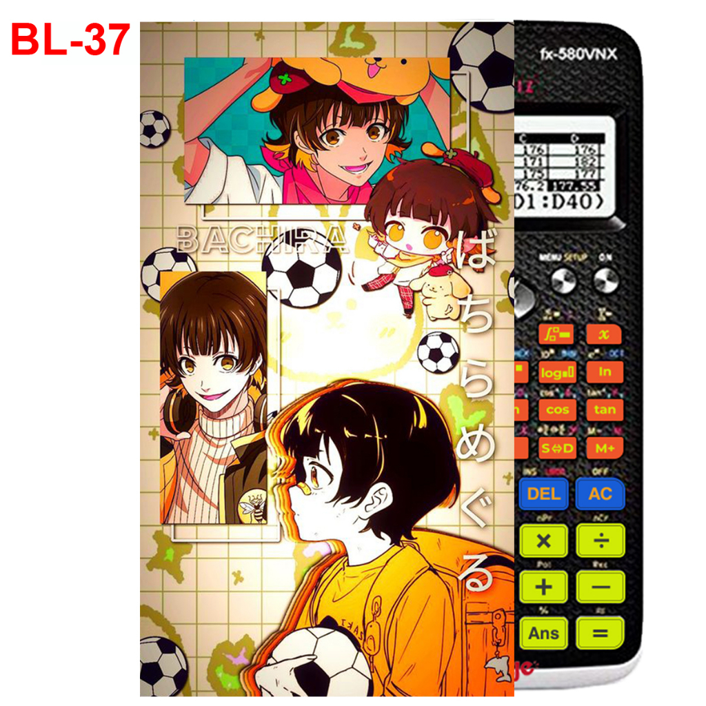 Decal - Hình dán Máy tính CASIO fx570, fx580...anime BLue Lock (nhiều ...