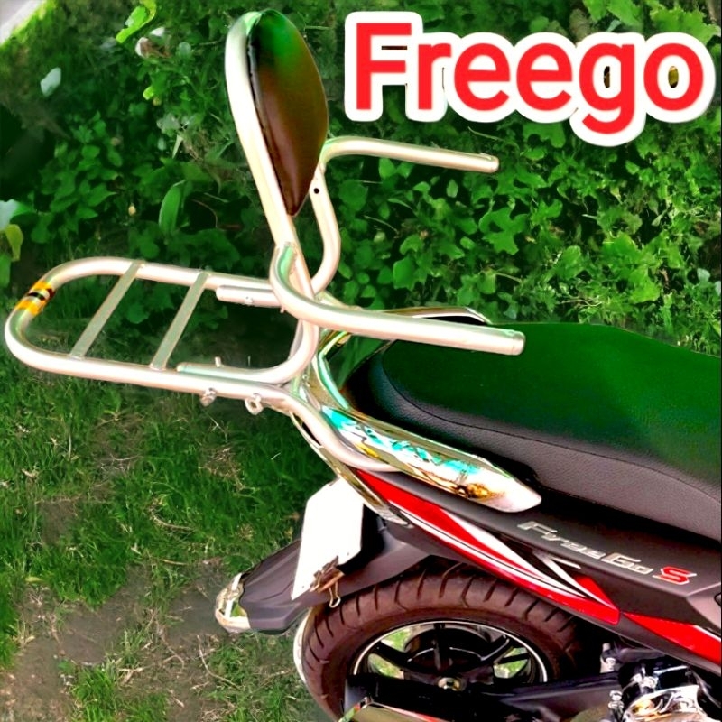 Baga xe máy có ghế tựa dùng cho xe freego.mẫu mới tháo rời tay vịn ...