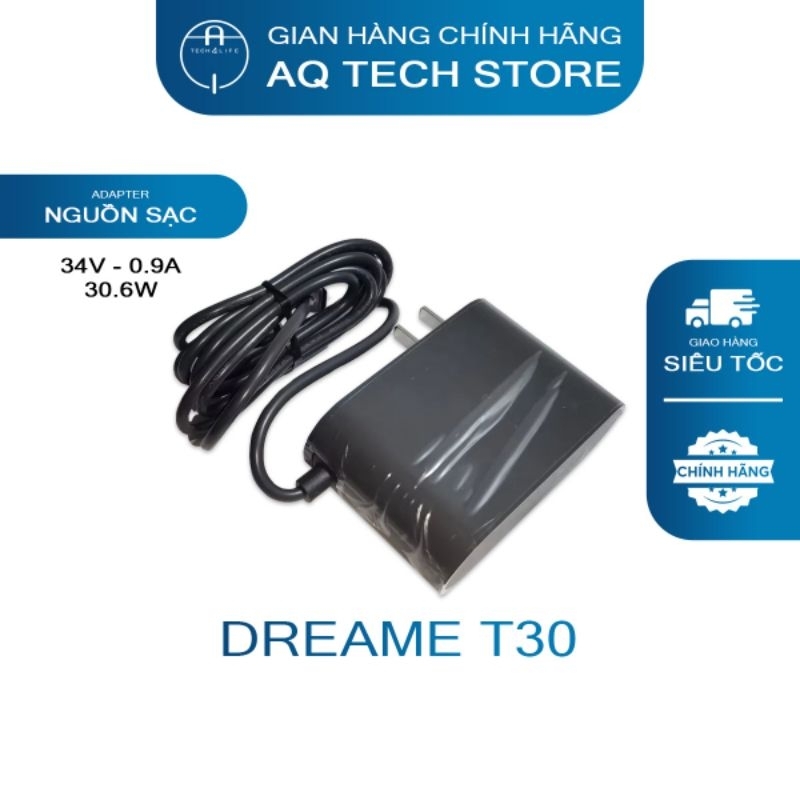 [ Chính Hãng ] Adapter sạc Dreame T30/ R20 (34V-0,9A) | Shopee Việt Nam