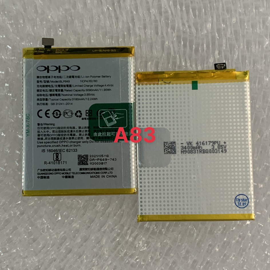 Pin Oppo A83 / BLP649 pin zin new dung lượng 3180mAh | Shopee Việt Nam
