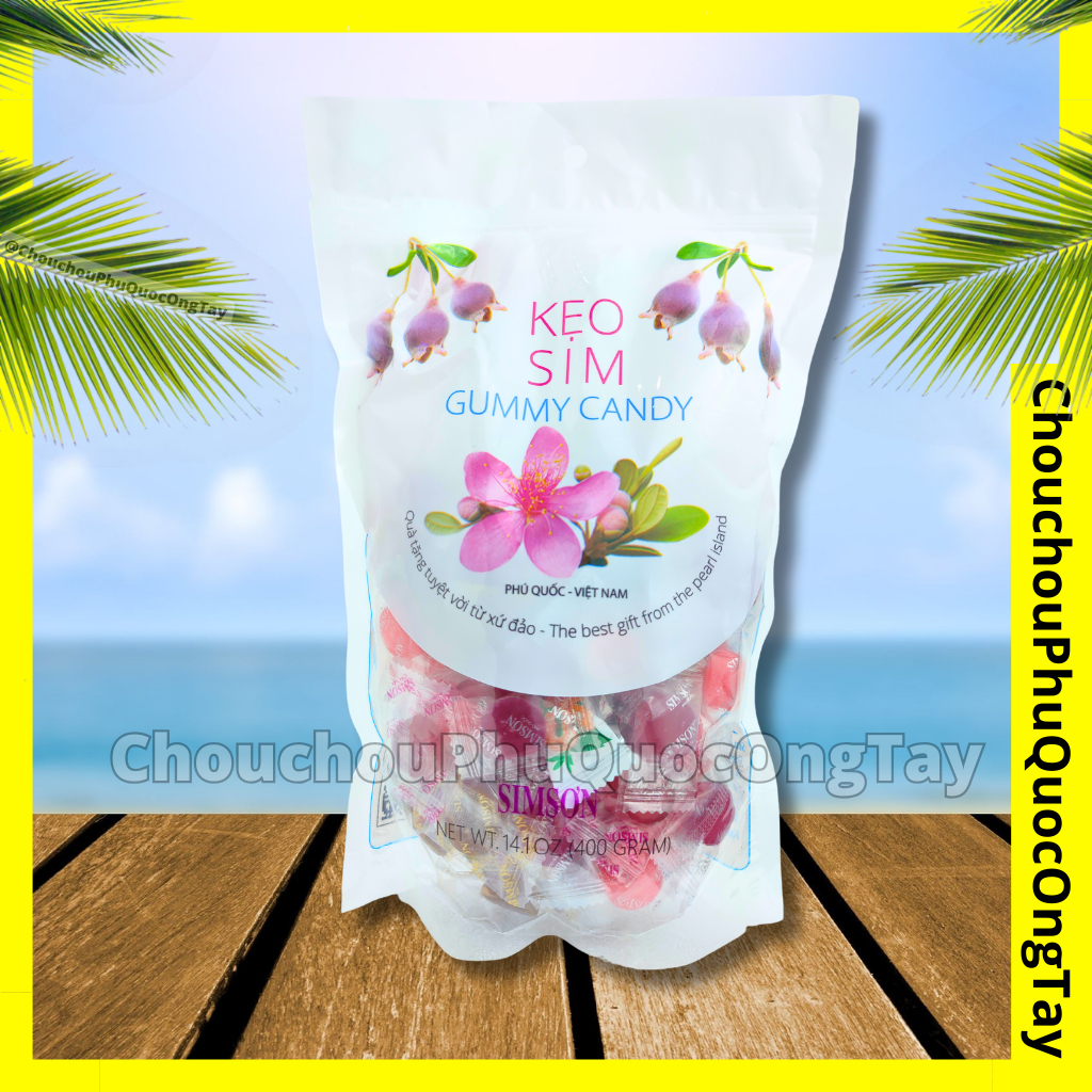 [400g] Kẹo dẻo mix 4 vị SIM SƠN, sim, thạch sim, tiêu, thanh long - Đặc ...
