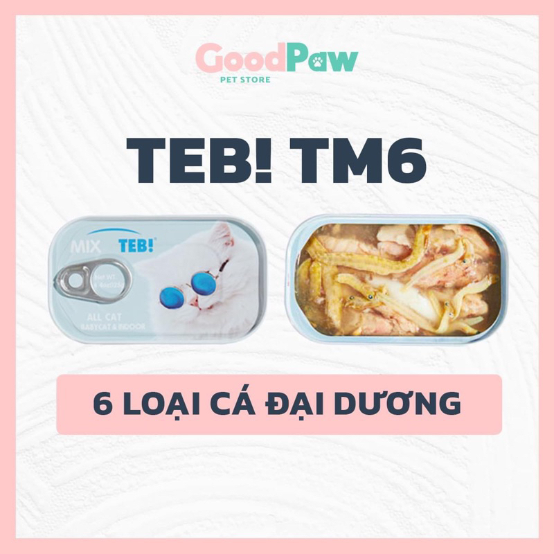 Pate TEB MIX cho mèo (Mister Donut) Bổ Sung Dinh Dưỡng, Tăng Cân Cho ...