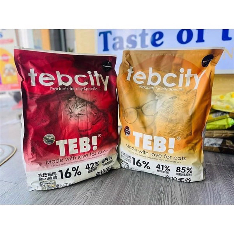 [1kg] Hạt Teb City cao cấp cho mèo trộn thịt sấy đông khô dinh dưỡng không độn ngũ cốc | Shopee ...