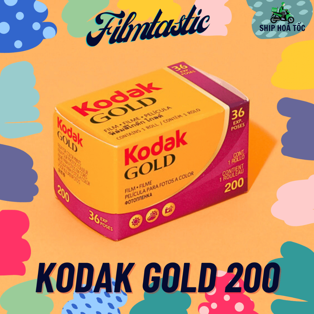 Film Kodak Gold 200 36 kiểu - Date xa 2026 - Phim máy ảnh, film 35mm ...