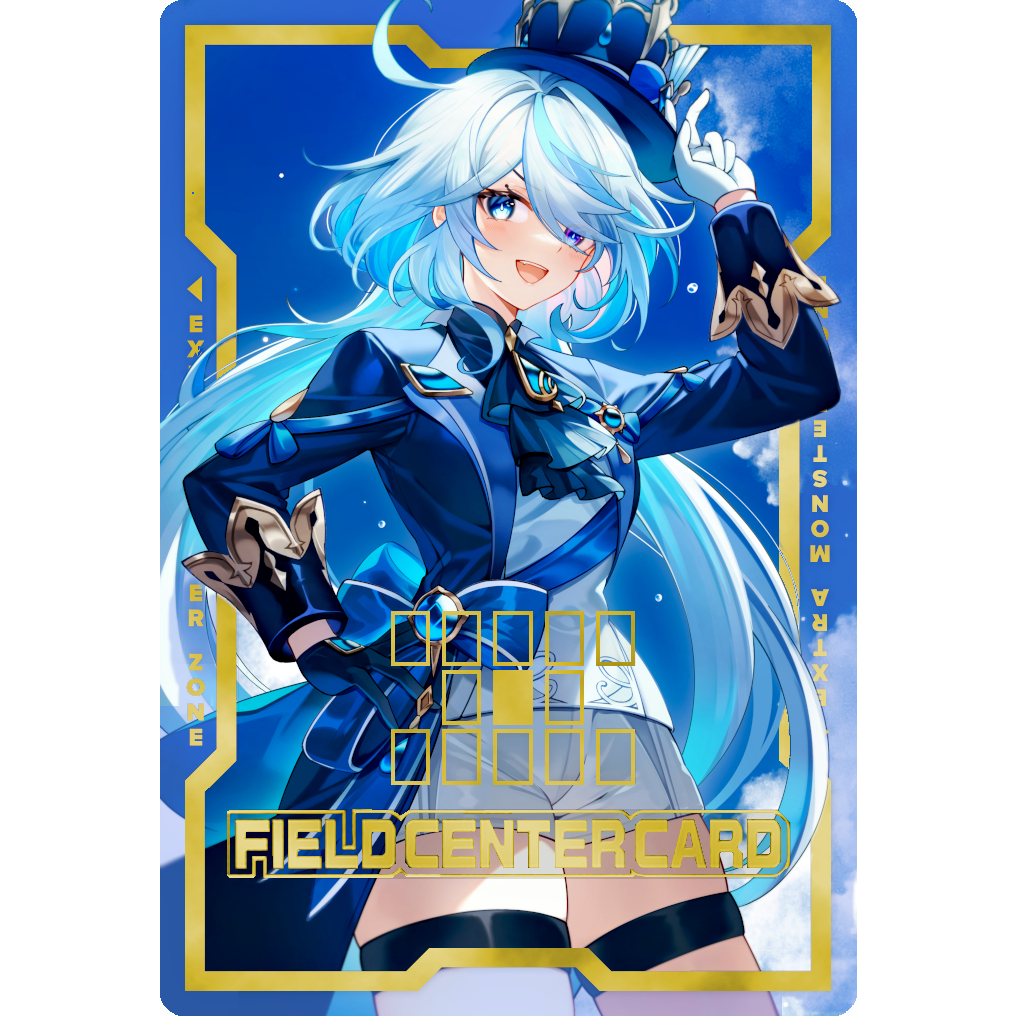 Custom Field Center Card hình nhân vật Furina - Genshin Impact (Extra ...