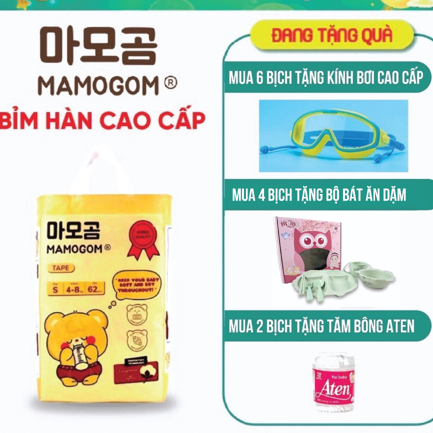 [MẪU MỚI PREMIUM] Tã/ Bỉm MAMOGOM hữu cơ cao cấp Hàn Quốc dán/ quần đủ ...