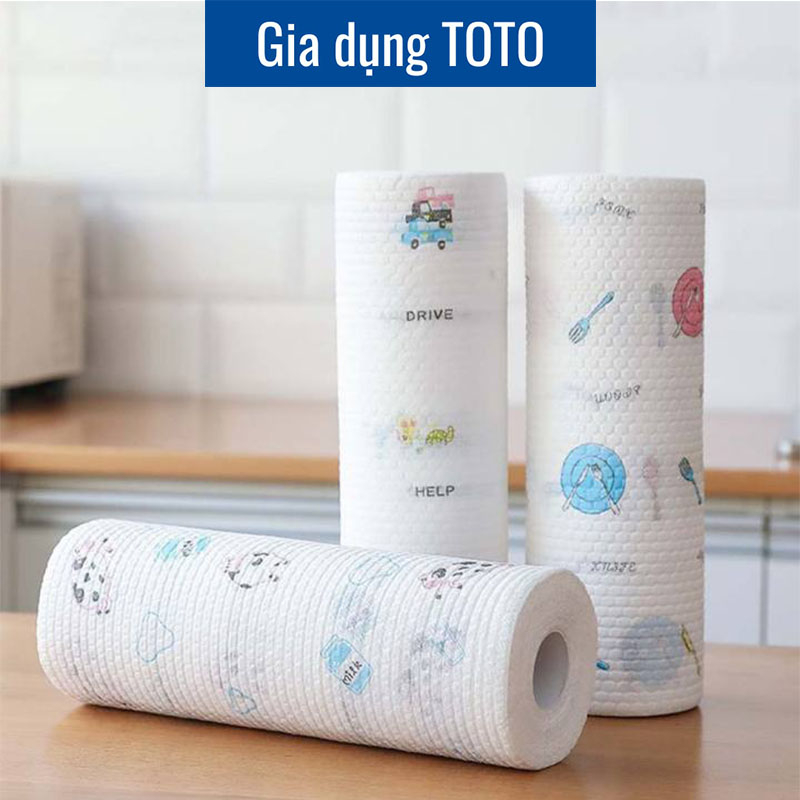 Giấy Lau Đa Năng - Khăn Lau Bếp, Lau Tay 220 Tờ 1 Cuộn Có Thể Giặt Được ...